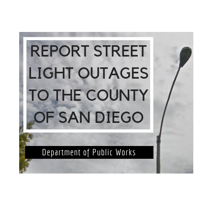 Report Street Light Outages – 4SConnect